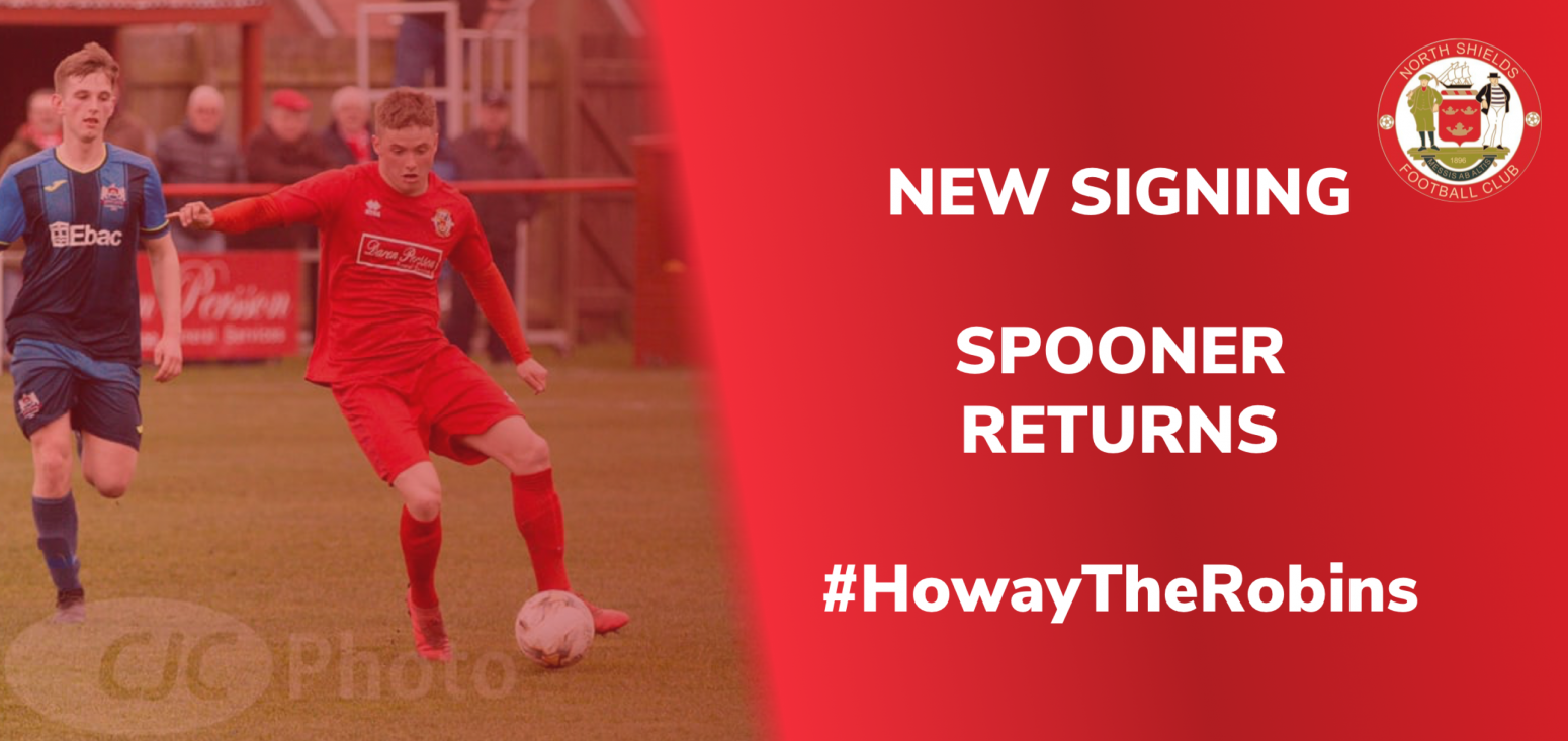 NEW SIGNING: Spooner Returns to NE29 – North Shields Football Club