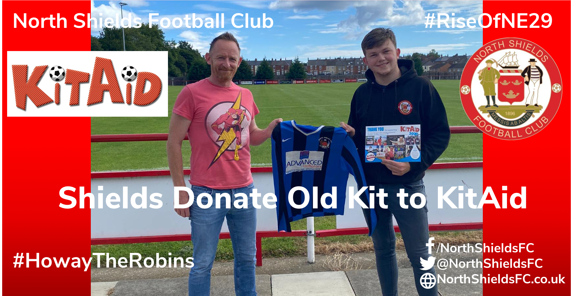 North Shields link up with KitAid – North Shields Football Club