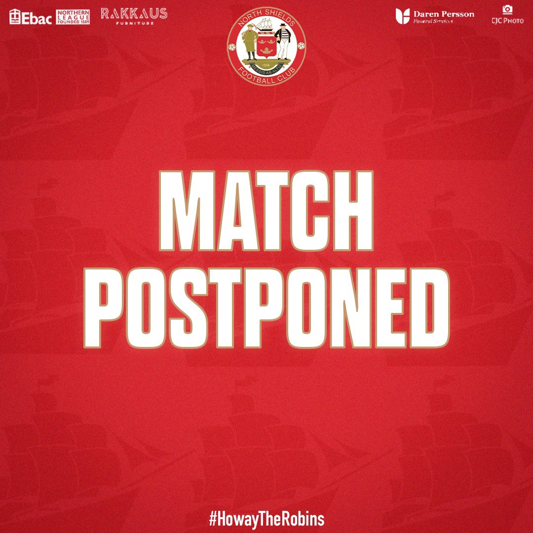 North Shields v West Allotment Celtic Match Postponed – North Shields ...