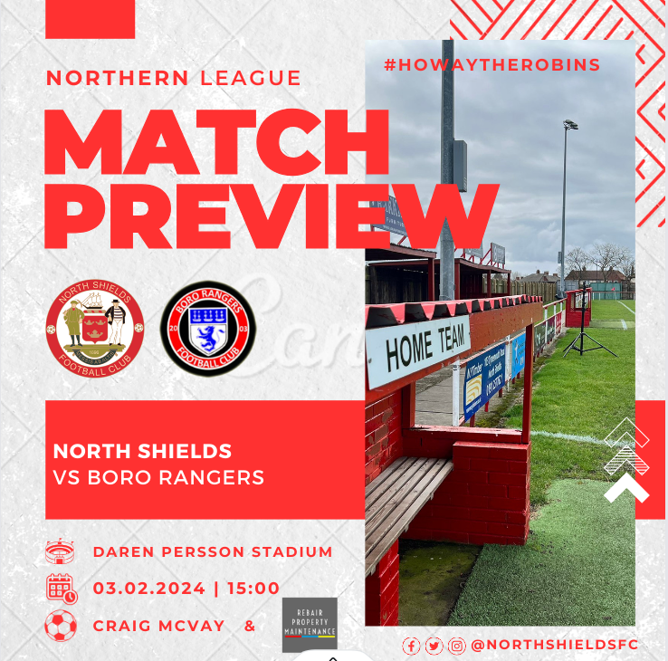 Match Preview | Boro Rangers (H) – North Shields Football Club
