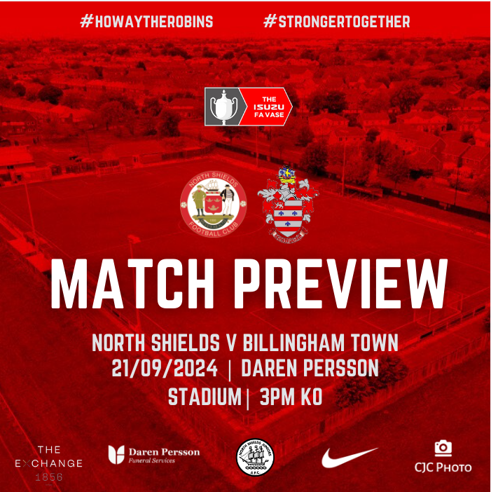 Match Preview | Billingham Town | FA Vase – North Shields Football Club