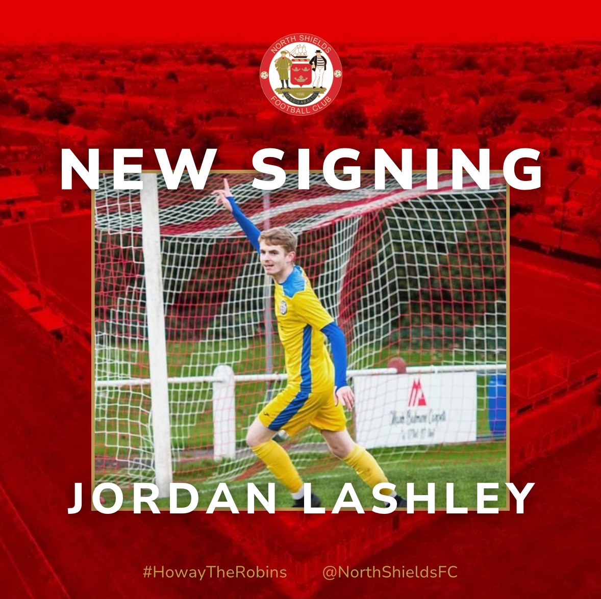 Lashley Joins The Robins – North Shields Football Club
