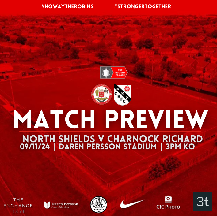 Match Preview | Charnock Richard (H) | FA Vase – North Shields Football ...