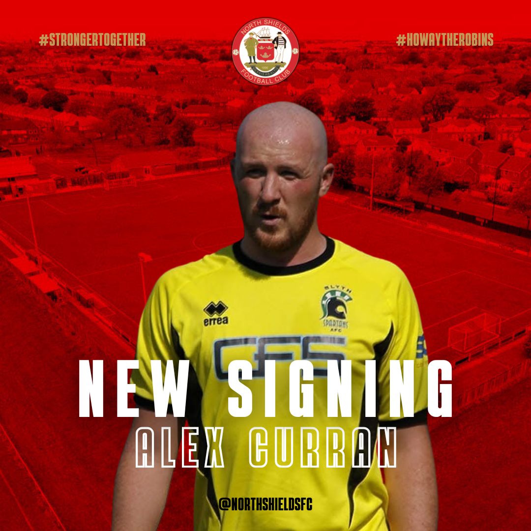 NEW SIGNING | Alex Curran – North Shields Football Club