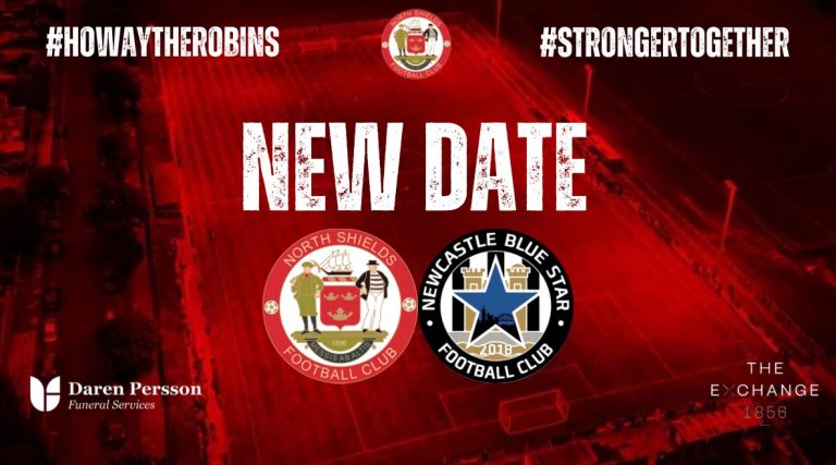 Fixture Update: Newcastle Blue Star – North Shields Football Club